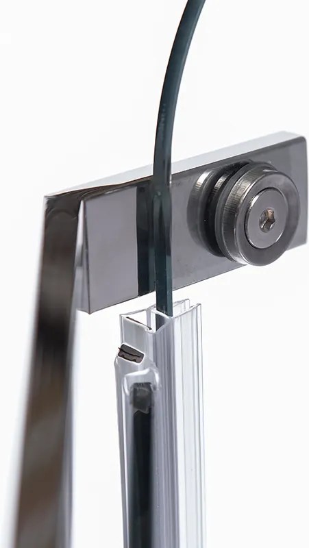 BPS-koupelny Pětiúhelníkový sprchový kout KZ91B 90x90 chrom/transparent - bez vaničky