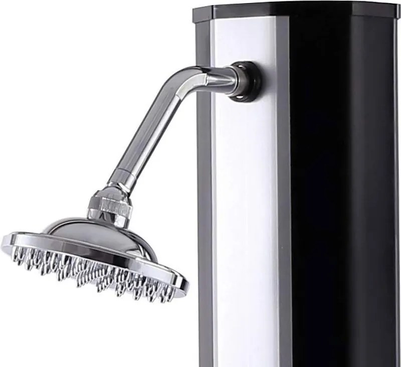 Solární sprcha G21 Amber 60 l, černo-stříbrná
