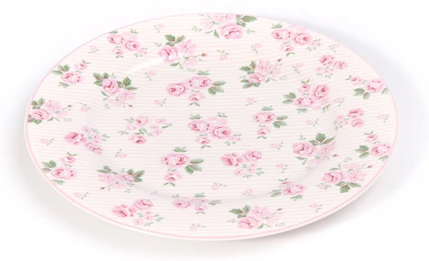 Isabelle Rose Home Porcelánový dezertní talíř Lucy 19 cm