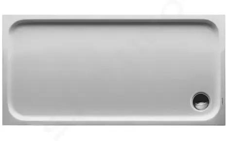 DURAVIT - D-Code Sprchová vanička 1400x700 mm, Antislip, alpská bílá (720095000000001)