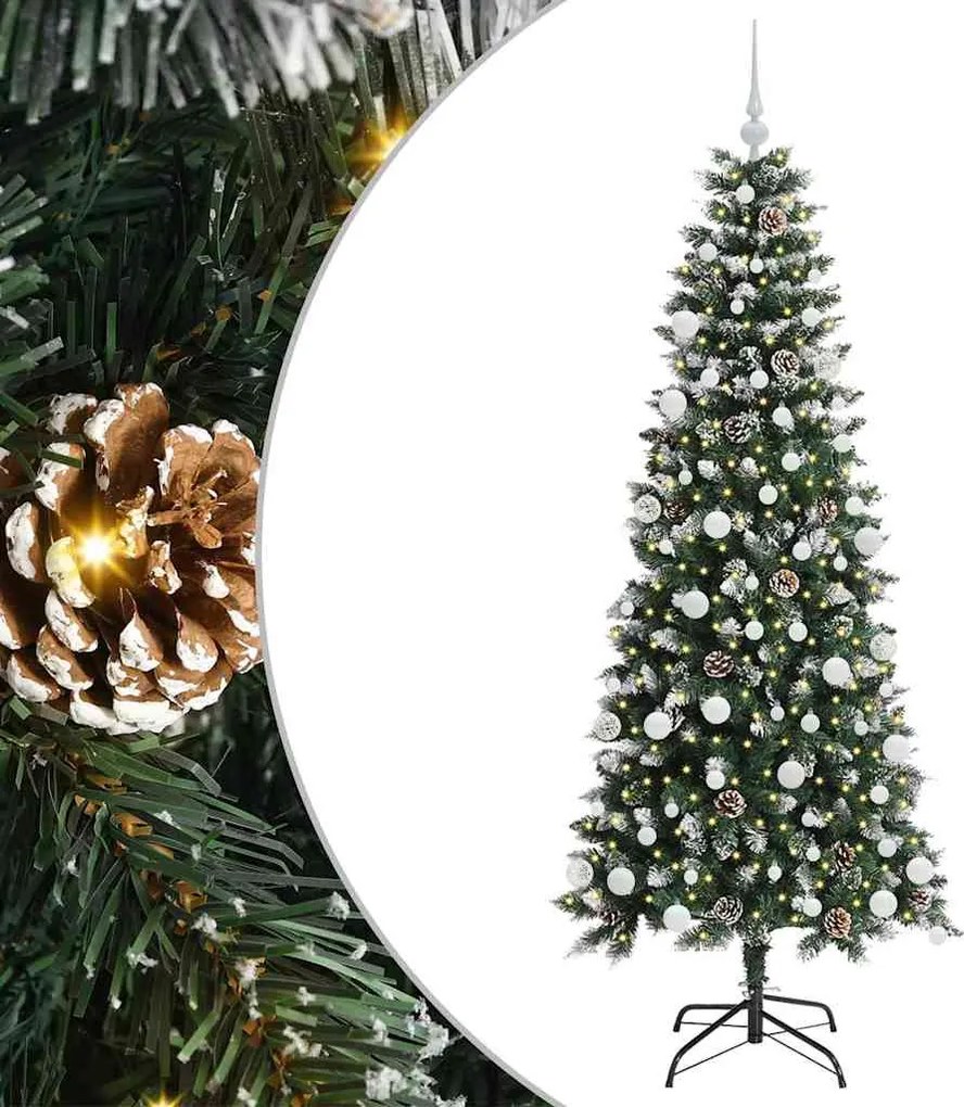 Umělý vánoční stromeček Zelená 180 cm PVC, plast a ocel 3395823