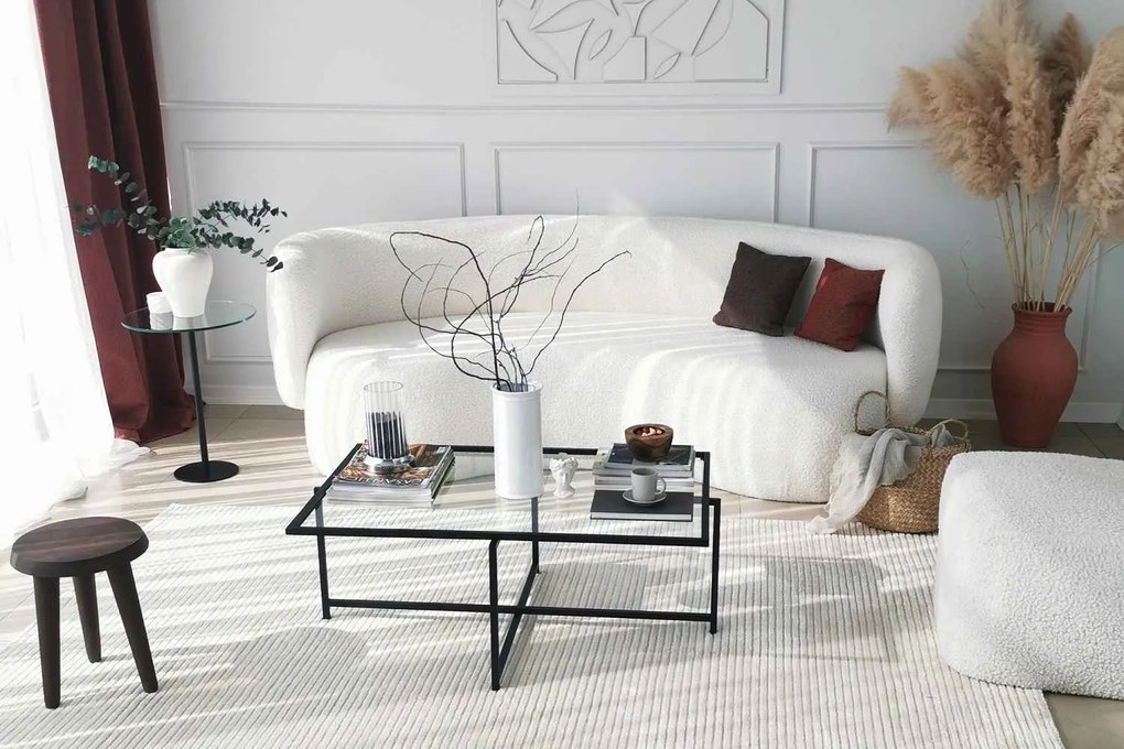 Designový konferenční stolek Vallerie 94 cm černý