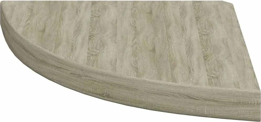 323926 Floating Corner Shelves 2 pcs Oak 35x35x3,8 cm MDF 323926