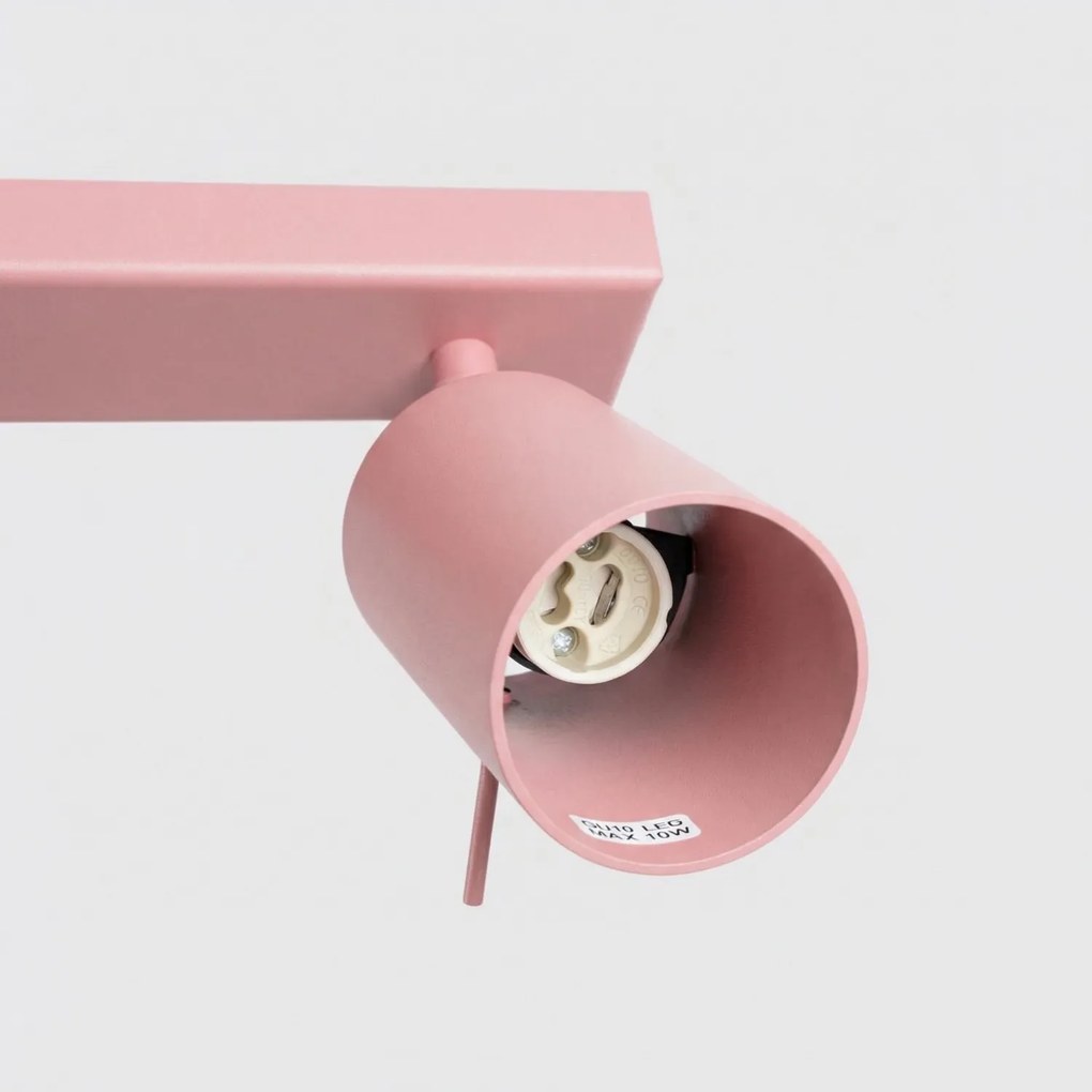 Sollux Lighting Stropní svítidlo RING 6L růžové