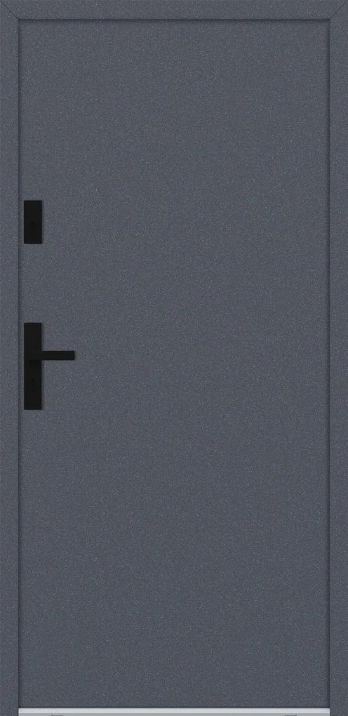 FM Turen - Feldmann & Mayer FM turen ATU68 M27 - blackline Orientace dveří: Levé, otevírání dovnitř, Dekor: Antracit, Standardní rozměr dveří včetně rámu: 100 cm x 200 cm - vnější rozměr rámu