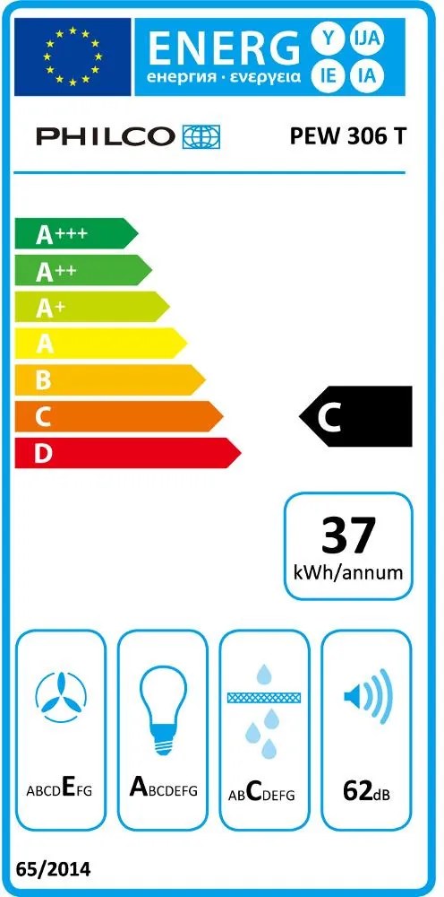 Philco PEW 306 T - komínový odsavač par