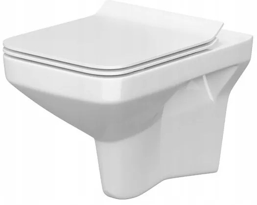 Cersanit Como Clean On, závěsná wc mísa bez sedátka, bílá, K32-020