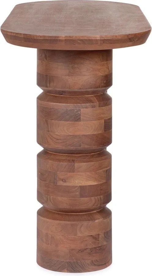 Konzolový stolek z mangového dřeva v tmavě přírodní barvě 45x130 cm Cortez – Bizzotto