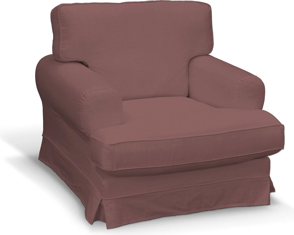 Potah na křeslo IKEA Ekeskog barva fialová látka sametová