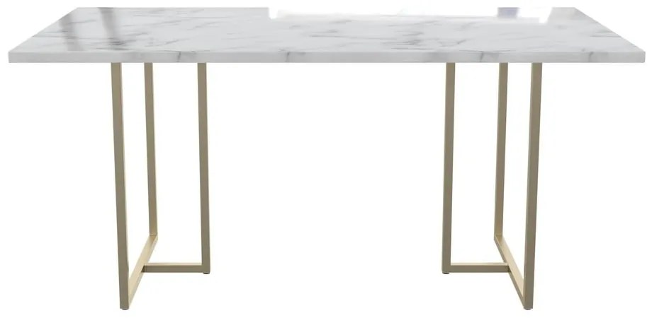 Jídelní stůl s deskou v dekoru mramoru 90x160 cm Astor – Støraa