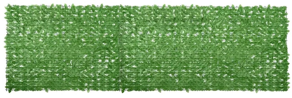 Balkónová zástěna se zelenými listy 600 x 150 cm 315506