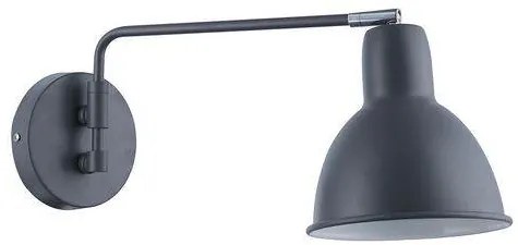 Nástěnná bodová lampa BENITO, šedá Italux Benito MB-BR1740801-W1