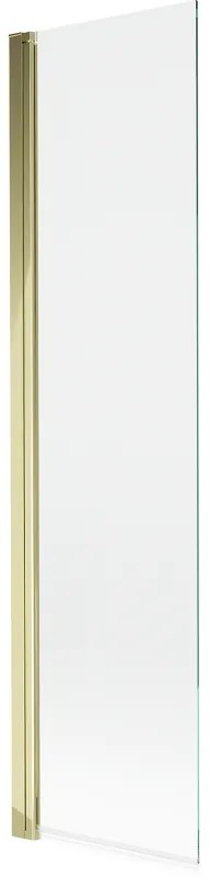 Mexen Mist sprchová závěsová stěna 1-dílná 50 x 150 cm, transparentní, zlatá - 8A9-050-001-50-00