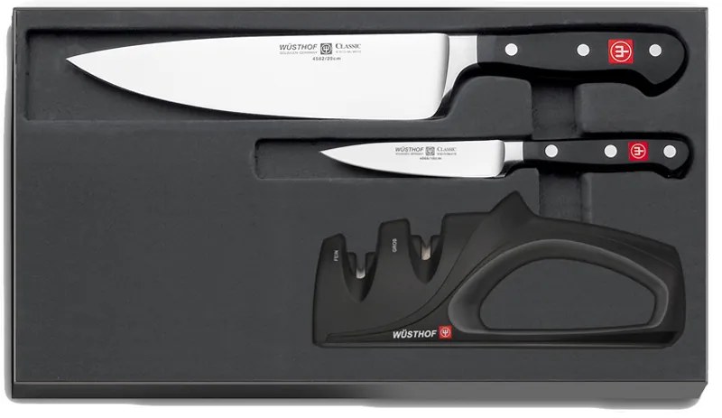 Wüsthof Classic Sada nožů 2 ks + Brousek