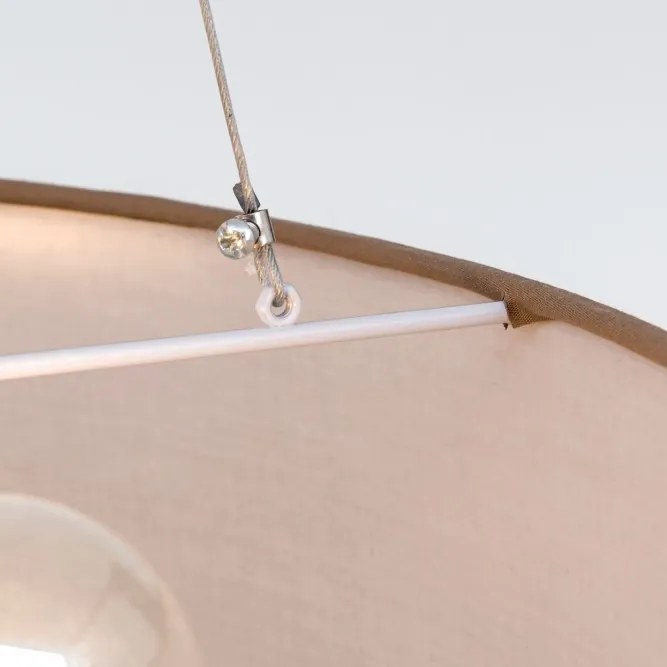Orion HL6-1632/3Braun Závěsné svítidlo UFO hnědé, průměr 50cm