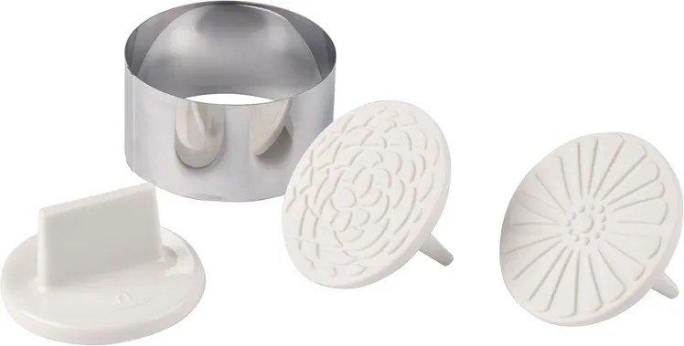Villeroy&Boch VVilleroy & Boch Clever Baking – razítka a vykrajovátka na sušenky, sada 4 ks