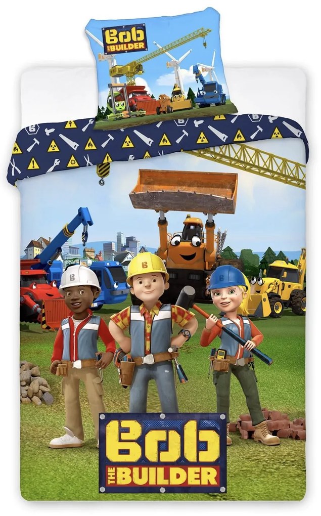 Povleceni Disney Bob Builder 140x200cm+90x70 cm Faro