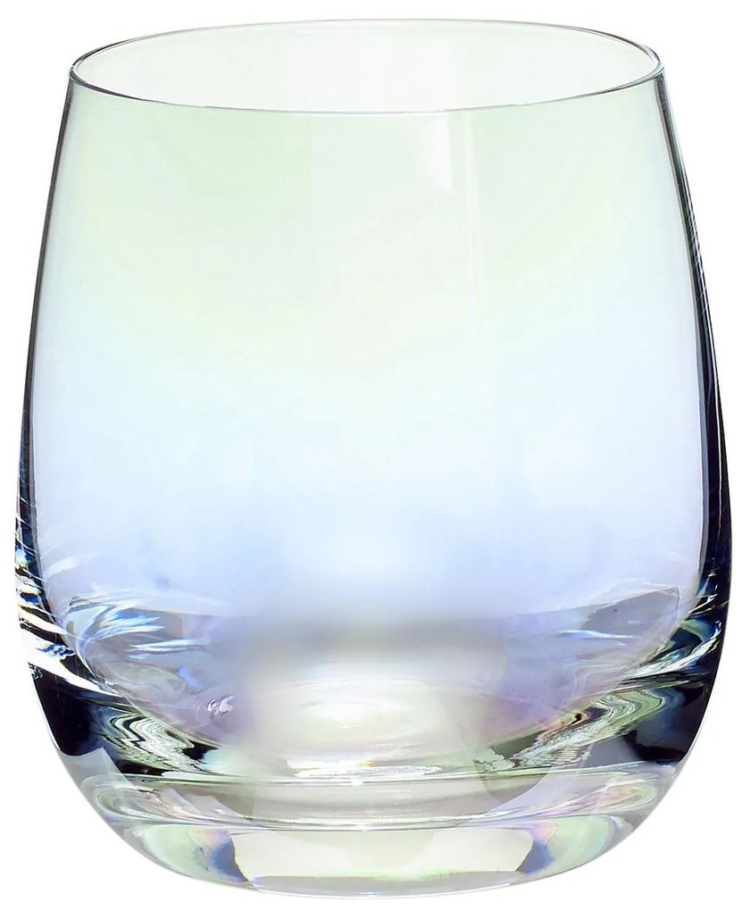 Hübsch Duhová sklenice Arctic nízká 280 ml