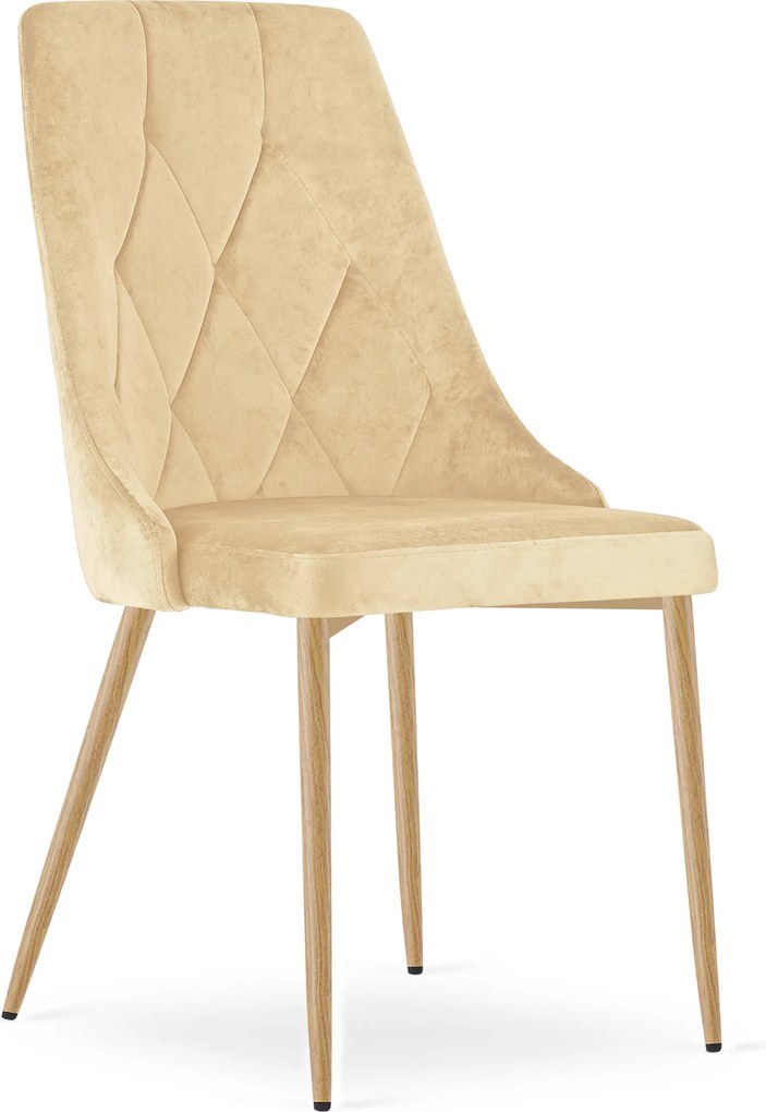 Jídelní židle IMOLA VELVET, béžová