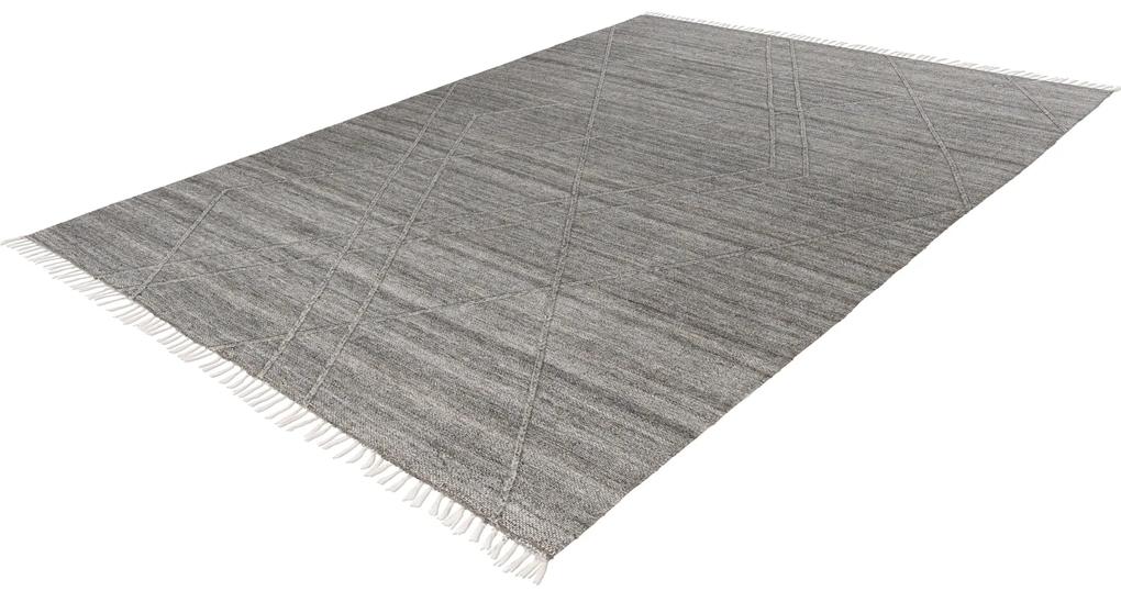 Obsession koberce Ručně tkaný kusový koberec My Dakar 365 grey – na ven i na doma Rozměry koberců: 140x200