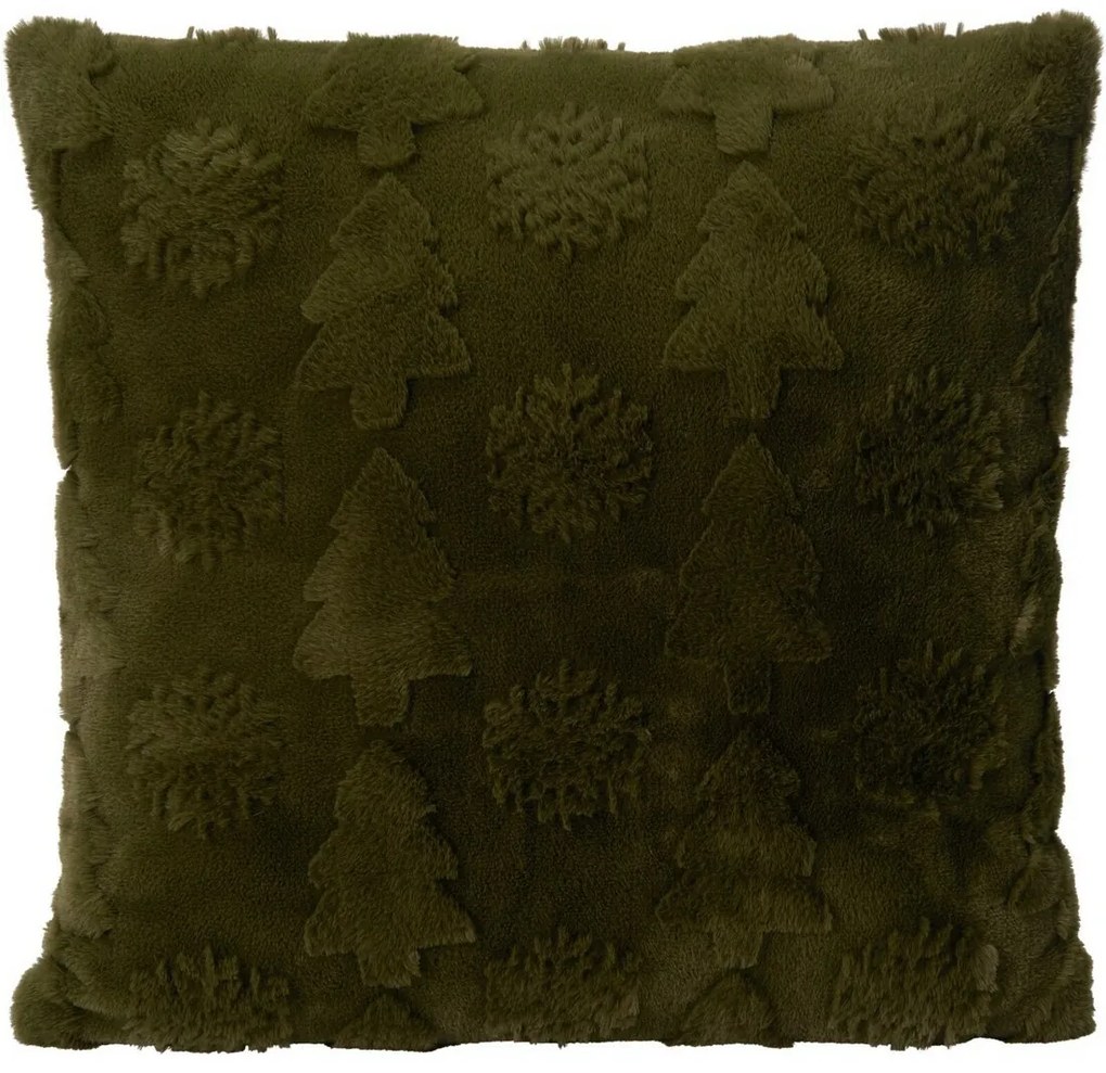Polštářek Little Trees zelená, 45 x 45 cm