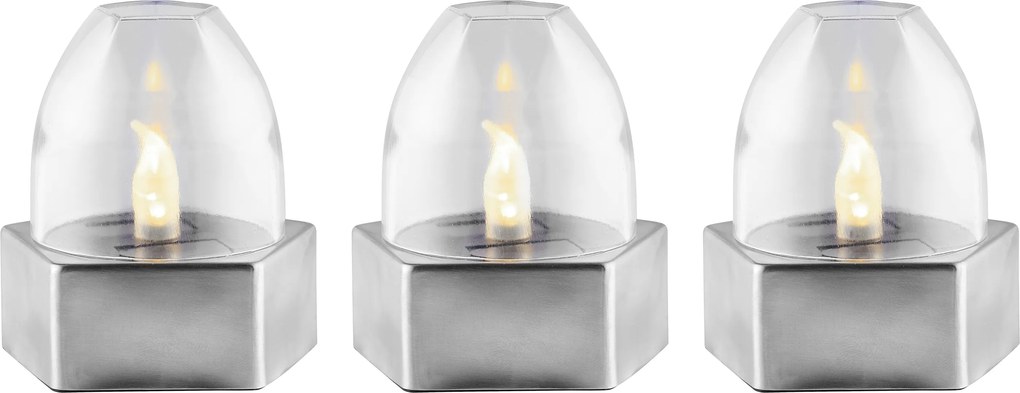Livarno home Solární LED svítidlo, 3dílná sada (solární LED lampa, 3dílná sada)