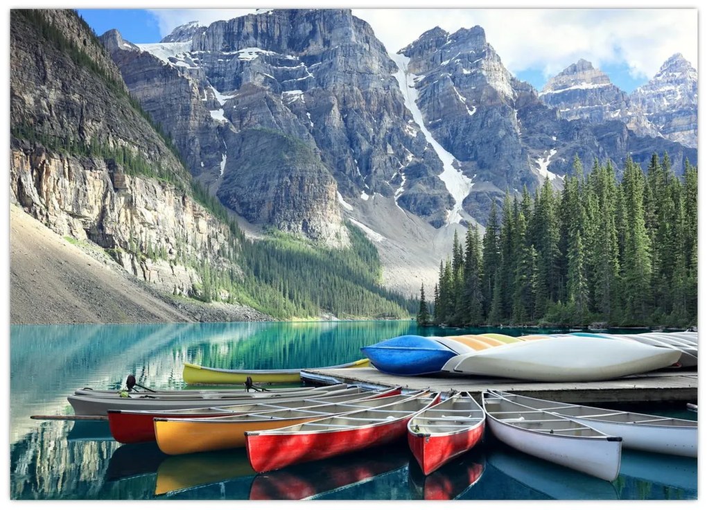 Obraz - Moraine Lake (70x50 cm)