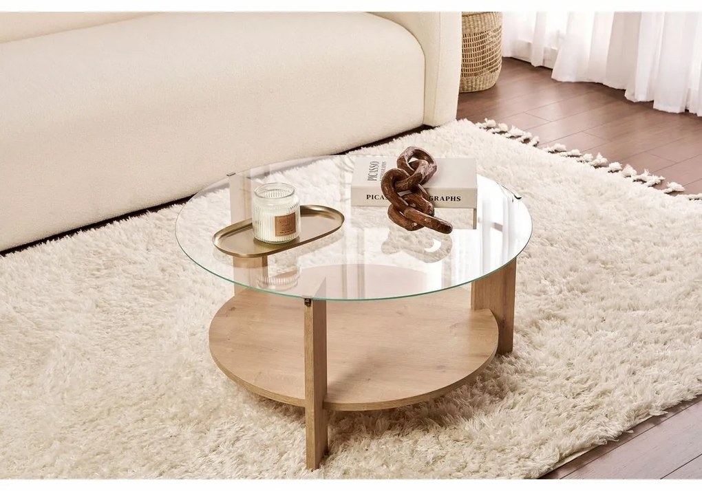 Konferenční stolek Clara Sapphire Oak