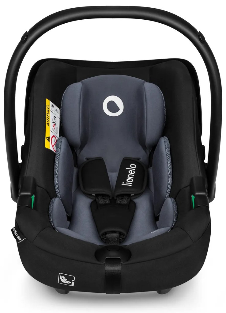 Autosedačka Lionelo ASTRID i-size 40-87 cm Barva: Black Grey