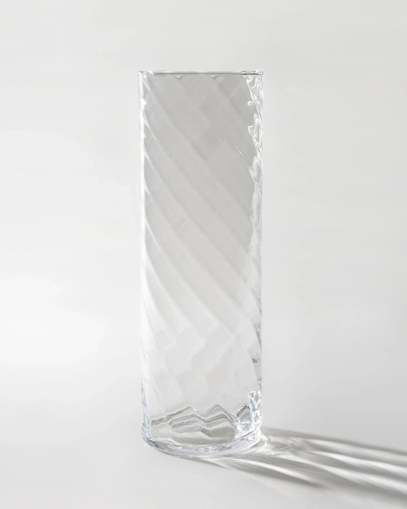 Vase Crytal Twist 15x15x45 cm
