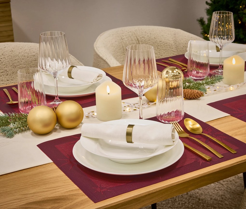 Tchibo - Prostírání, 4 ks, červené