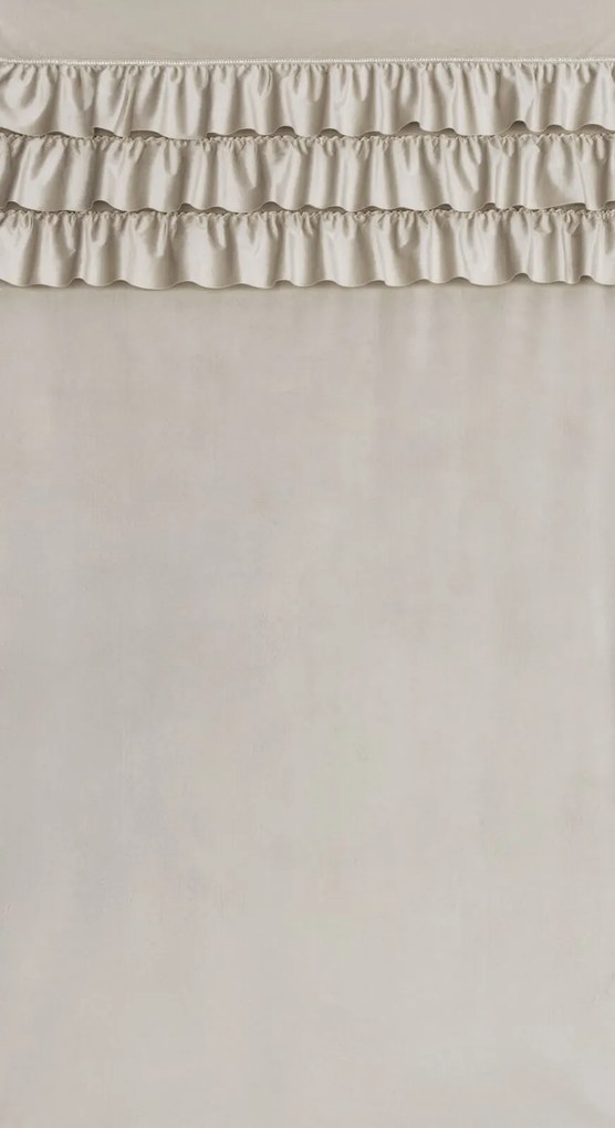 ZATEMŇOVACÍ ZÁVĚS NA KROUŽCÍCH SAMI 140X250 CM BÉŽOVÁ