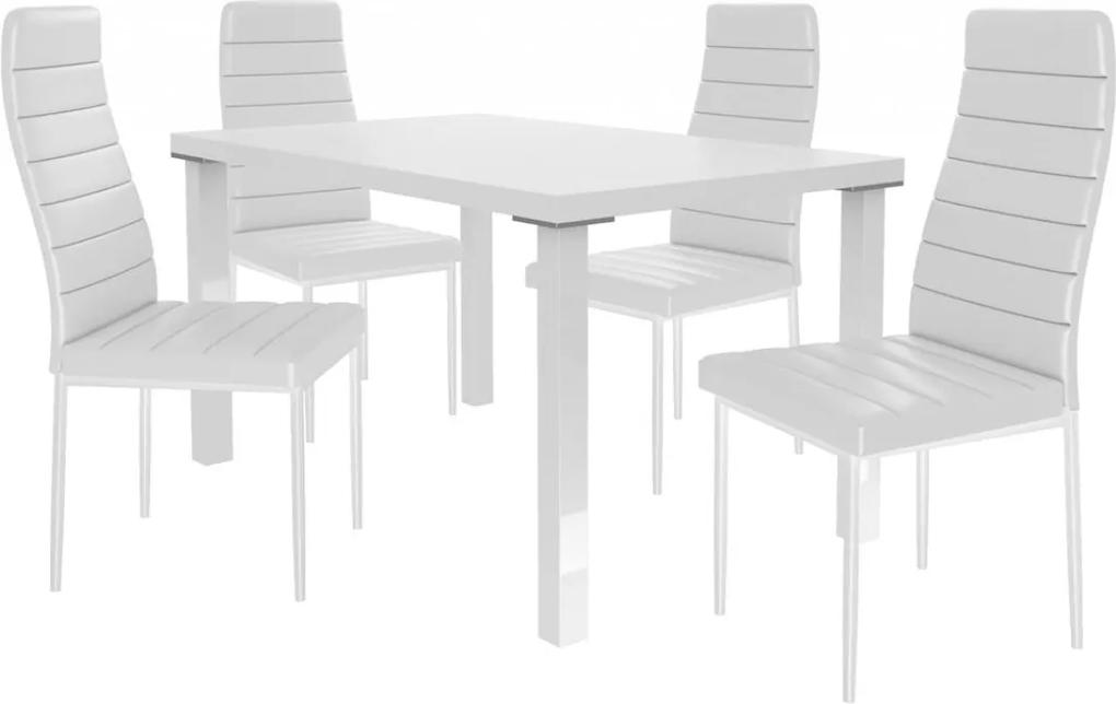 Jídelní stůl se židlemi 4 + 1 SISA