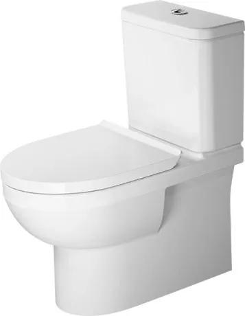 Duravit No.1 - Stojící WC kombi, Rimless, bílá 21820900002