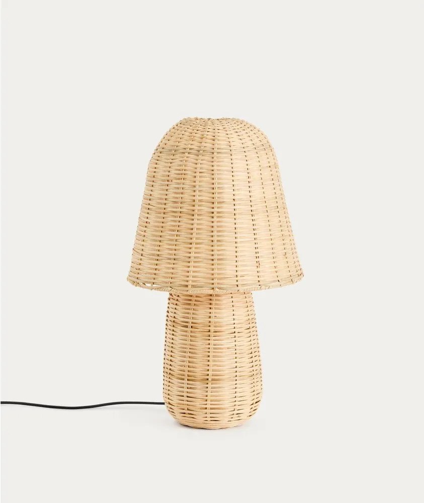 Ratanová stolní lampa v přírodní barvě (výška 65 cm) Neuda – Kave Home