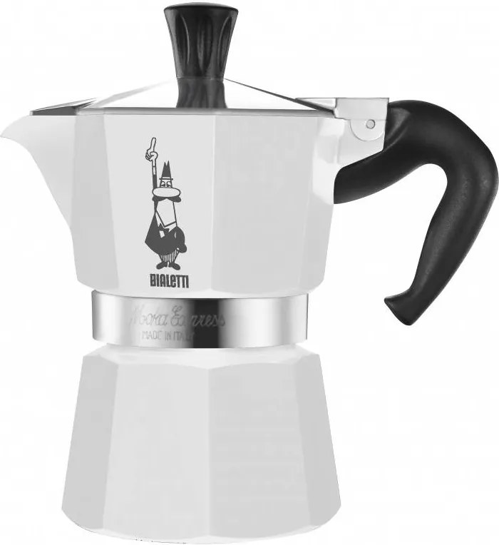 Bialetti kávovar Moka Express bílý na 3 šálky - Bialetti