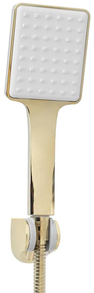 Rea Urban, sprchová baterie s bodovou ruční sprchovou sadou, zlatá, REA-B9913