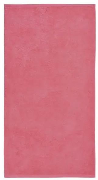 Růžový ručník z egyptské bavlny Aquanova London, 55 x 100 cm