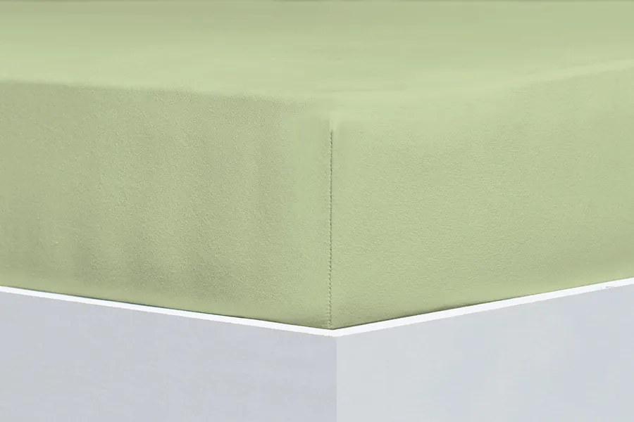Florella Prostěradlo Avance Jersey 45 Grün, 140-160x200 cm
