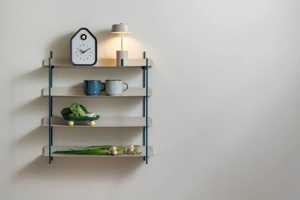 Béžová kovová LED stolní lampa (výška 22,5 cm) Elemental LED – Leitmotiv