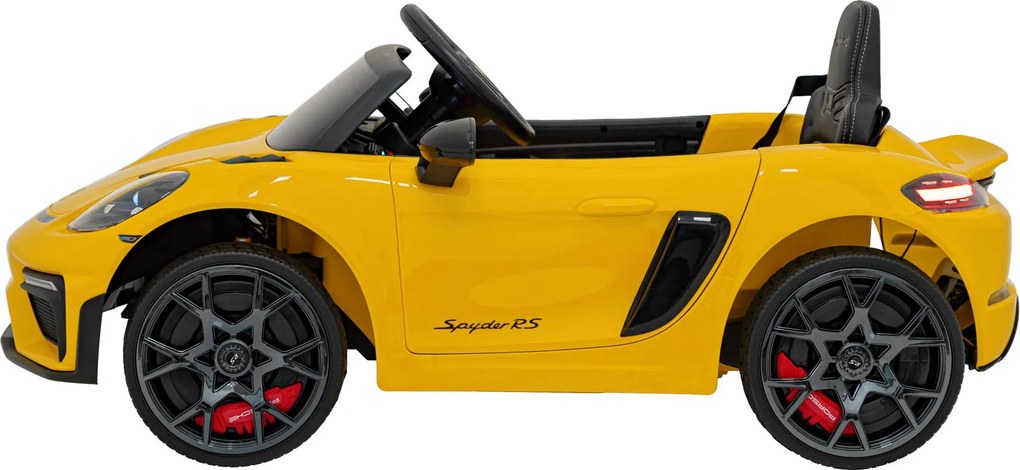 Ramiz Dětské autíčko Porsche Spyder RS 718, žlutý lak