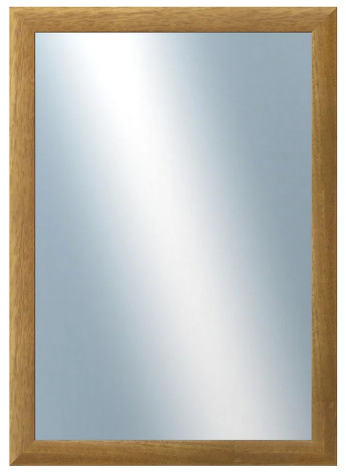 DANTIK - Zarámované zrcadlo - rozměr s rámem cca 50x70 cm z lišty LEDVINKA hnědá (1441)