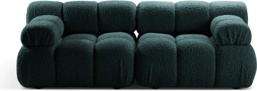 Modulární pohovka z textilie bouclé v petrolejové barvě 188 cm Bellis – Micadoni