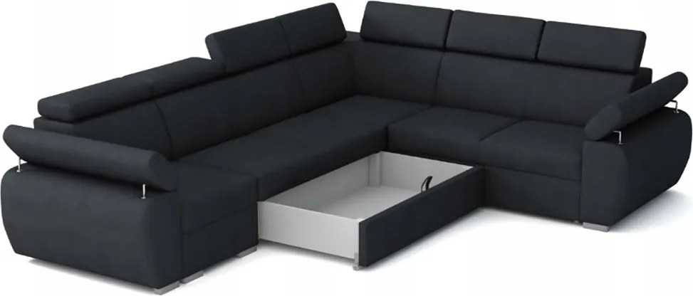 Sedací souprava BASTON | 325x260 cm | rozkládací + 2x úložný prostor | VÝBĚR TKANIN