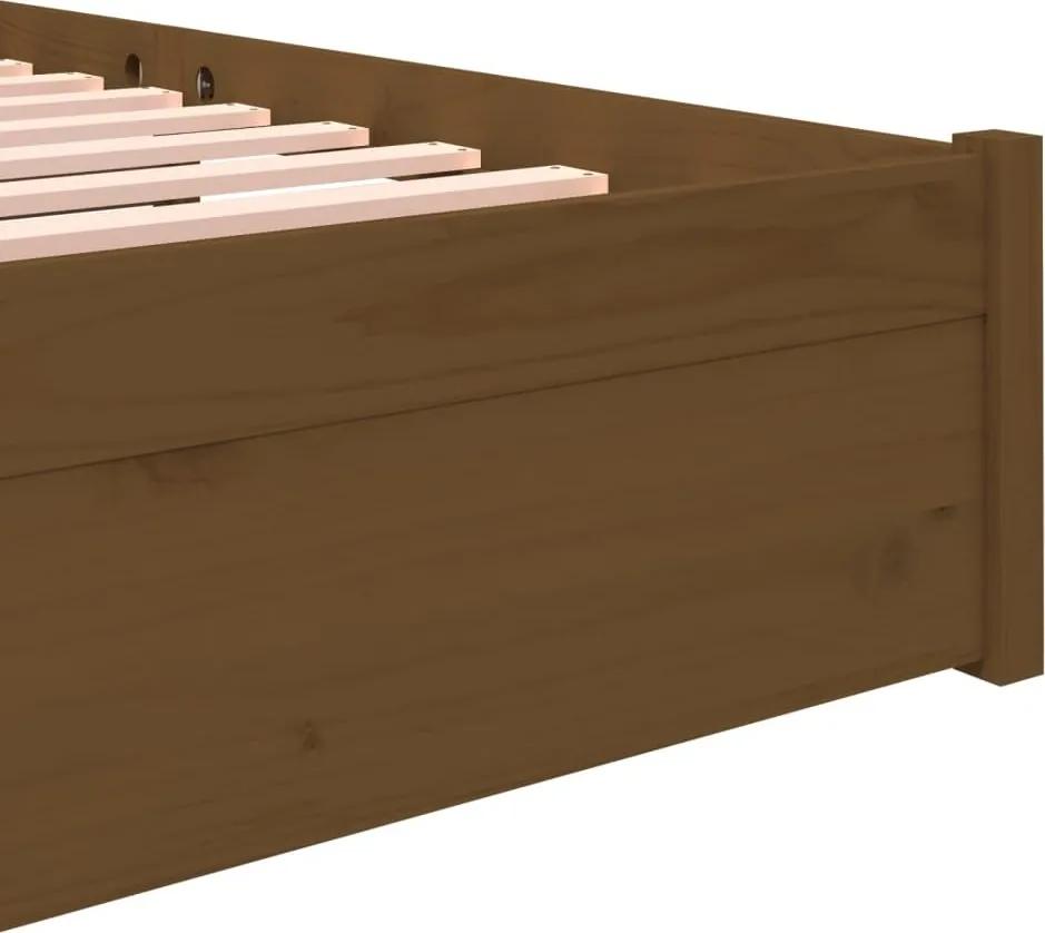 vidaXL Rám postele masivní dřevo 120 x 200 cm [814947] Barva: Přírodní