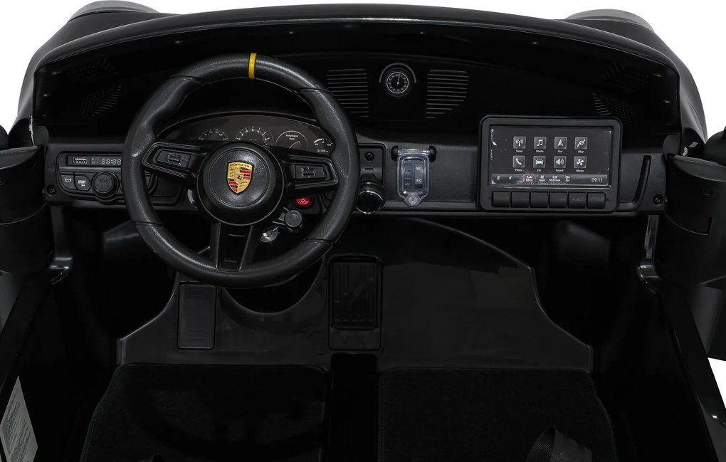 Ramiz Dětské závodní auto Porsche 911 GT3 černé