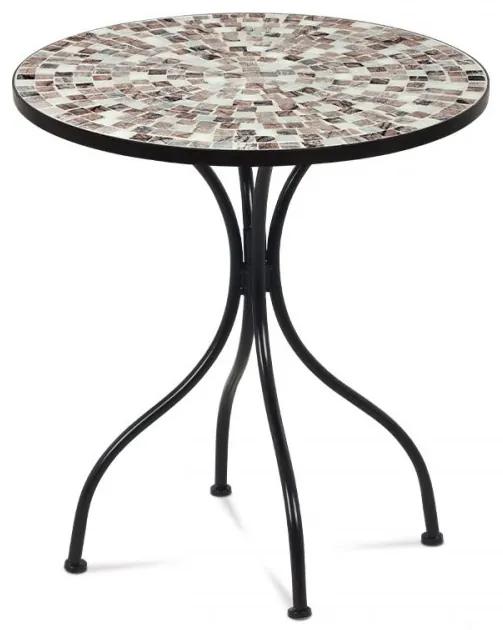 Zahradní stůl s mozaikou BIOLA — kov