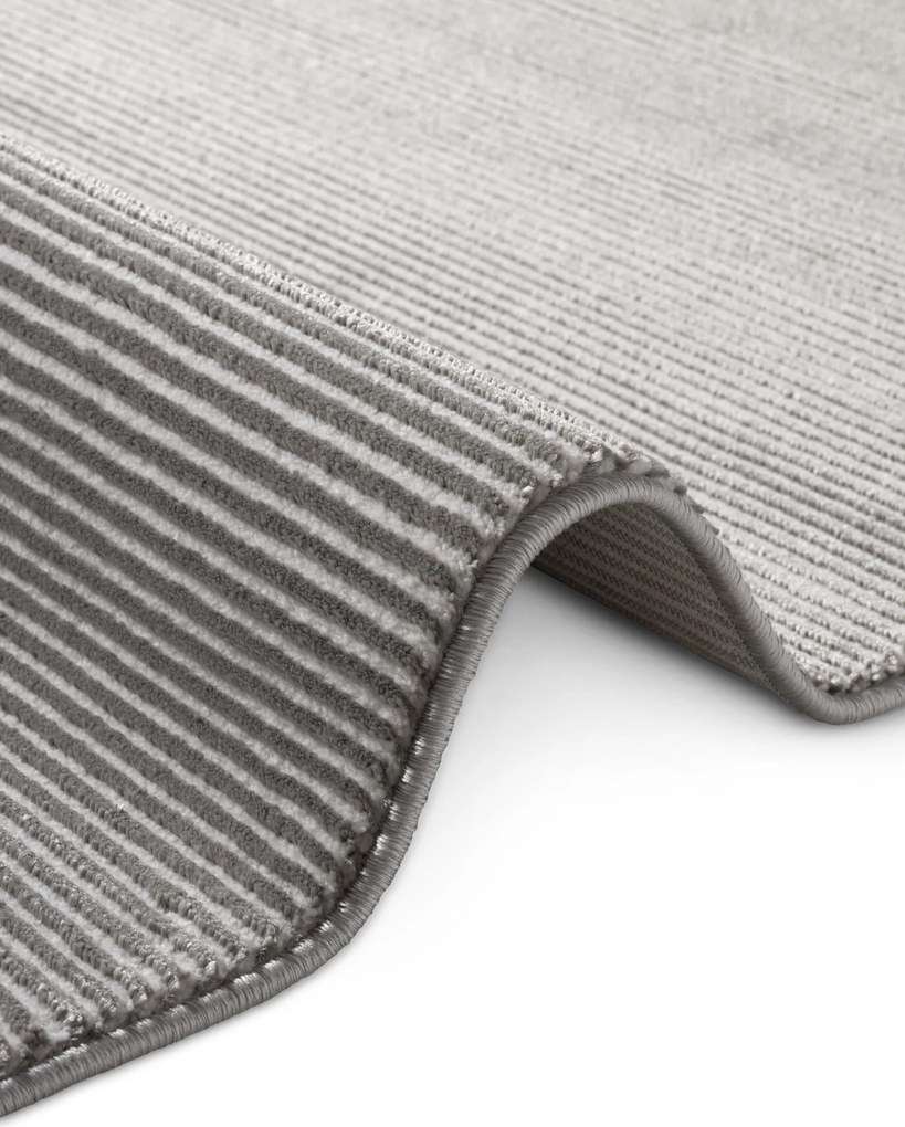 ELLE Decoration, Běhoun Perles 106187 Cream Anthracite z kolekce Elle, 80x240, šedá, ložnice