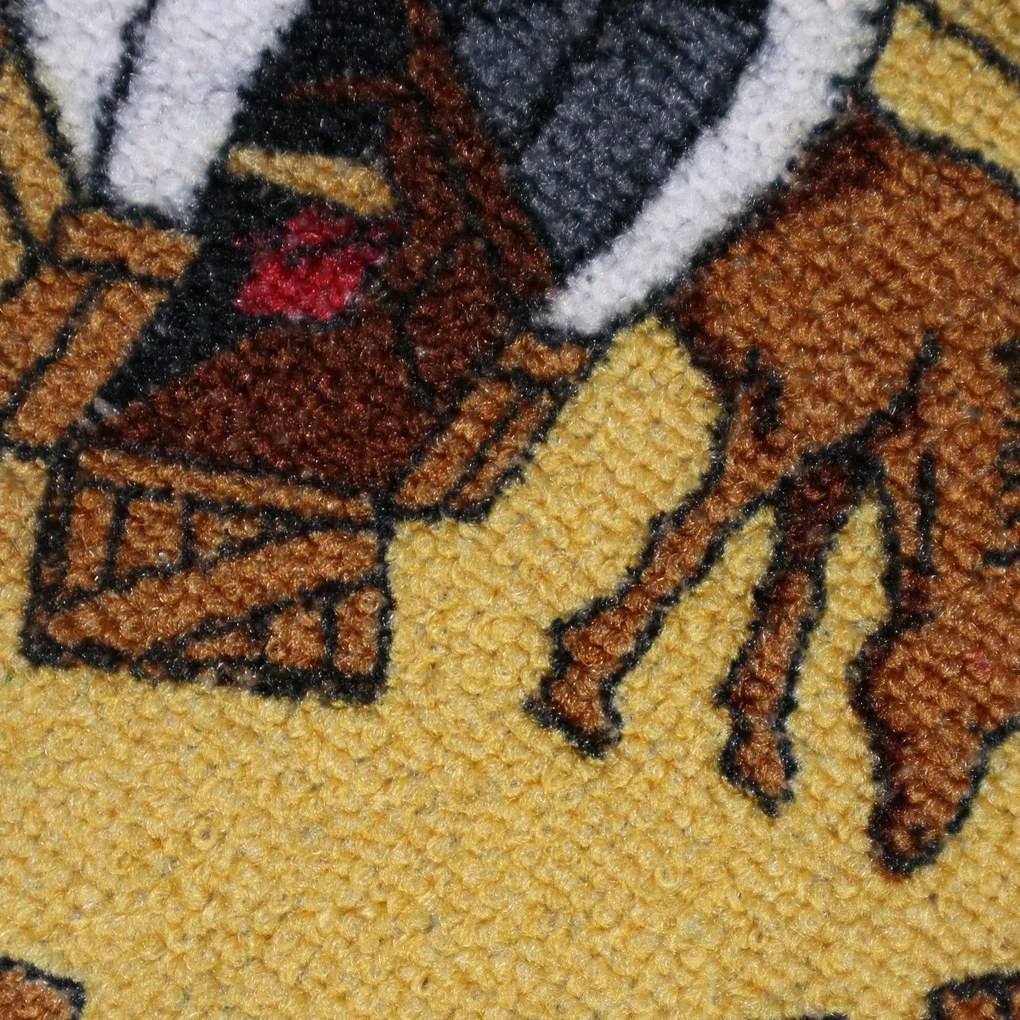 AladinWorld Expres, Dětský kusový koberec Western, 100x400, vícebarevná, dětský pokoj