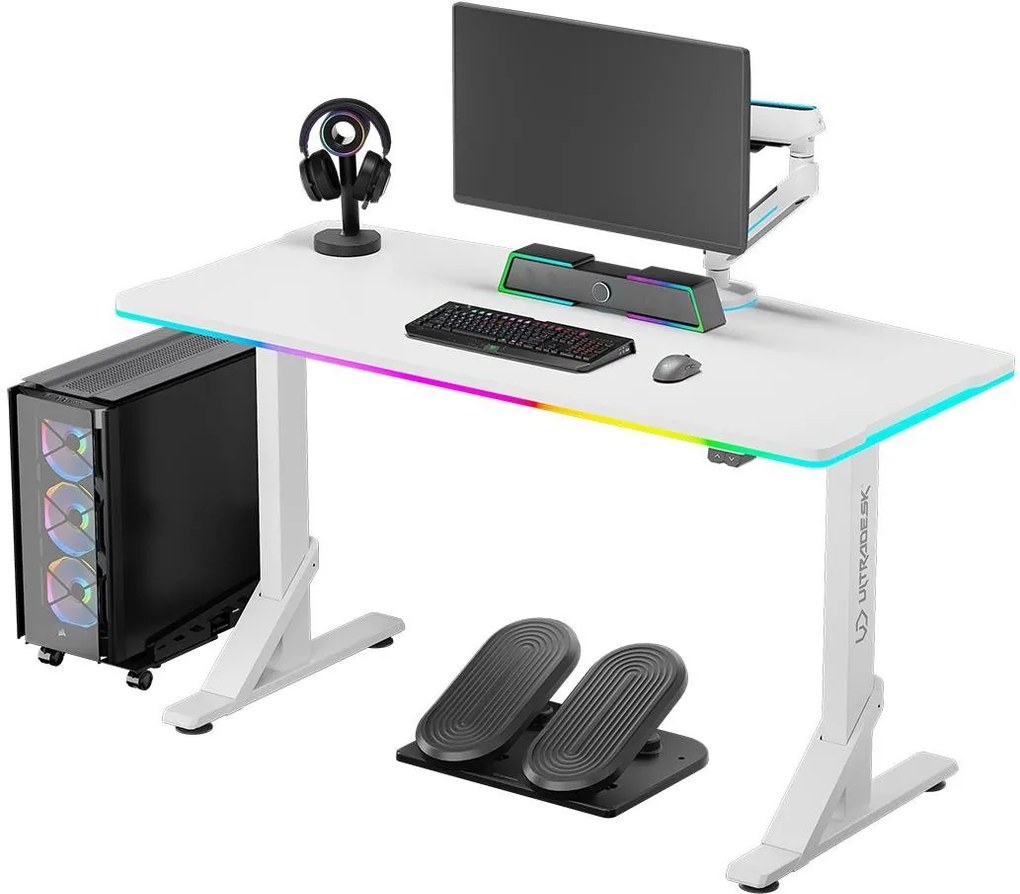 Ultradesk iron bílý